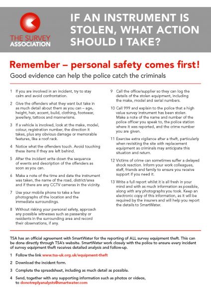 Theft Mitigation Measures_A4 Poster_HR - The Survey Association